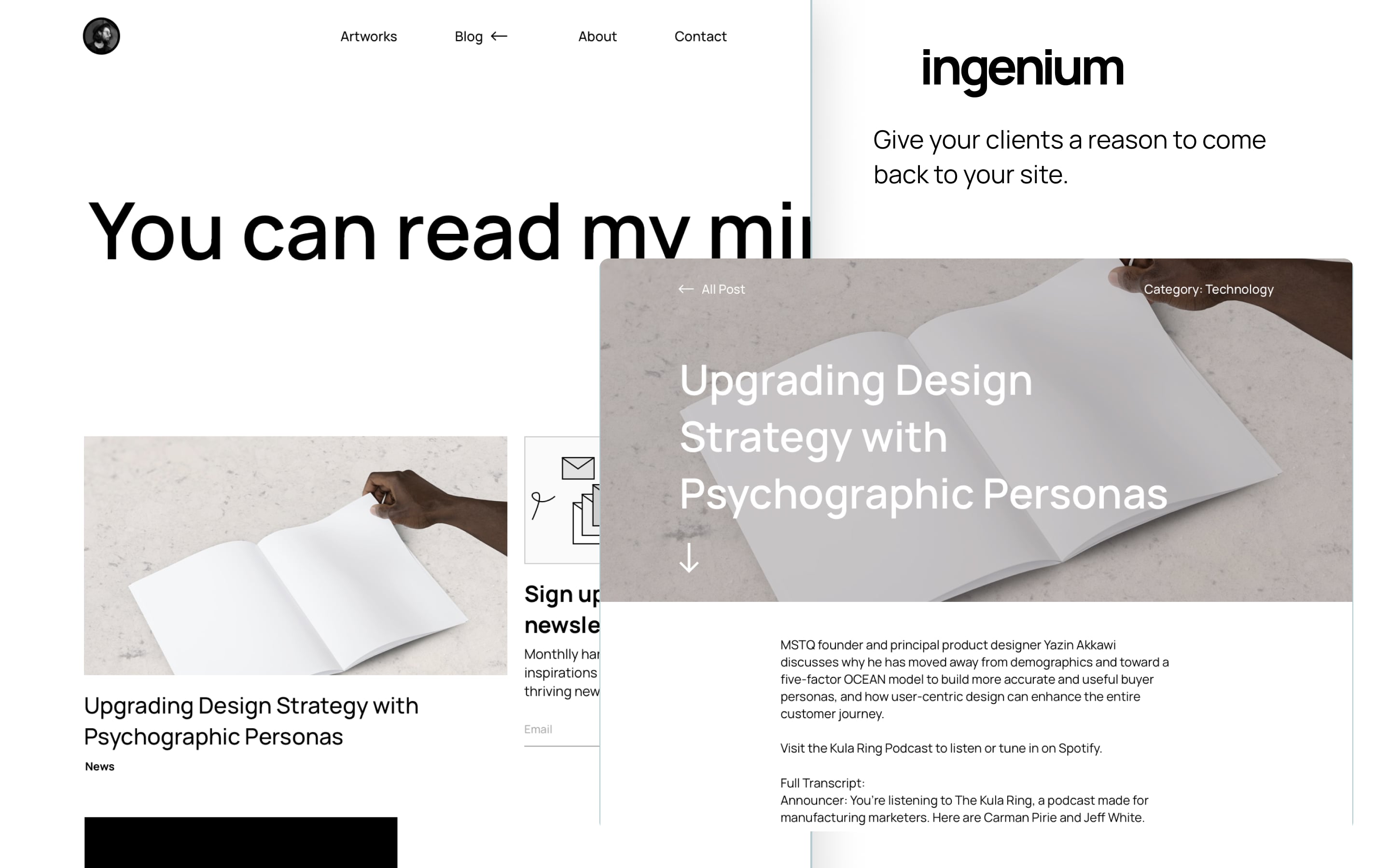 Ingenium E-commerce - Portfolio Webflow Template | Wedoflow